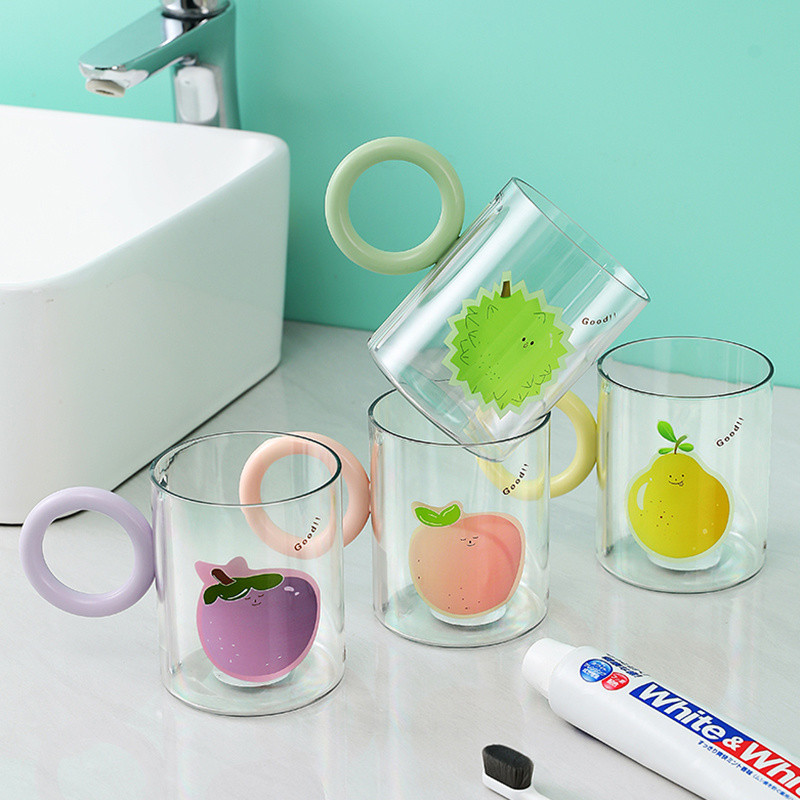 Cartoon Mouthwash Cup Couple Toothbrush Cup Children Wash Cup ...