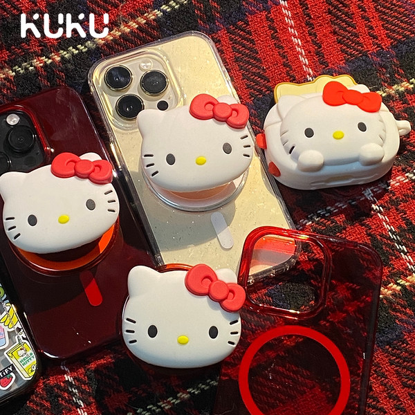 magsafe popsocket pop socket Kitty Cat - Cute cartoon mobile phone ...