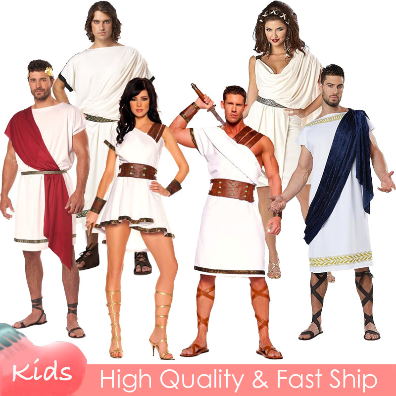 Ancient Greek Goddess Roman Gladiator Cosplay Costume For Woman Man ...