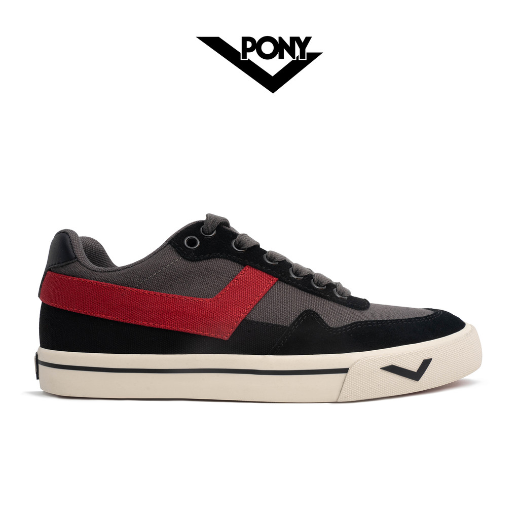 Pony Men's - Atop (Black/True Red) | Shopee Philippines