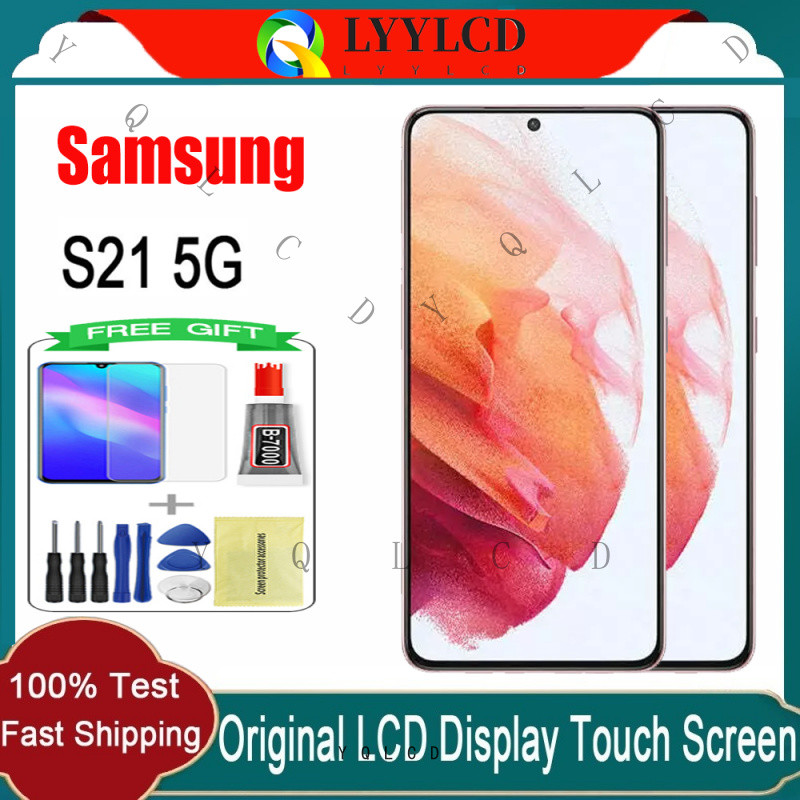 Original AMOLED Samsung Galaxy S21 5G LCD Display Touch Screen With ...
