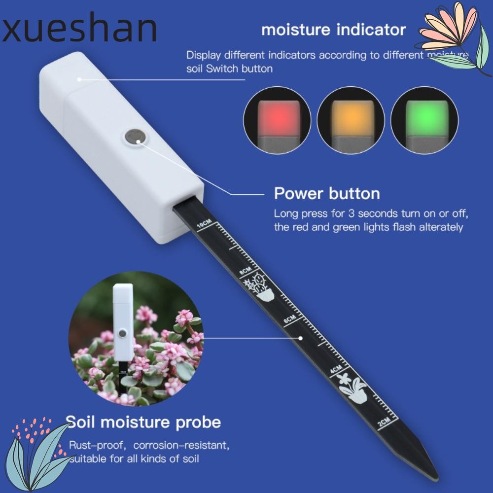 XUESHAN Humidity Sensor Outdoor Potted Plants With Flashing Light ...