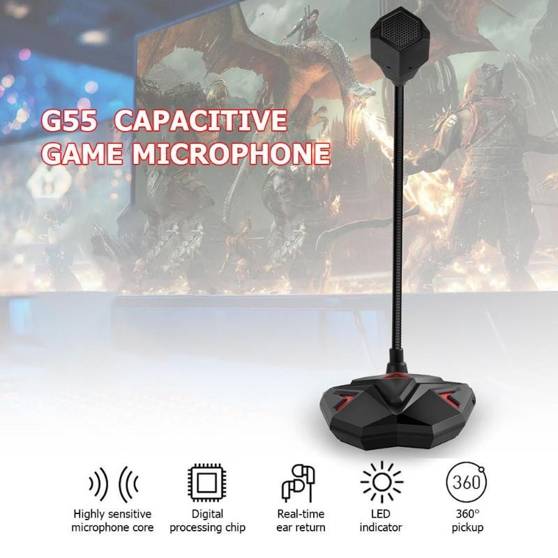 Professional USB game microphone for desktop computer microphone ...