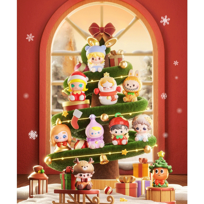 P POPMART POPMART Cute Pellets Christmas Party Series Dolls Are Soon ...