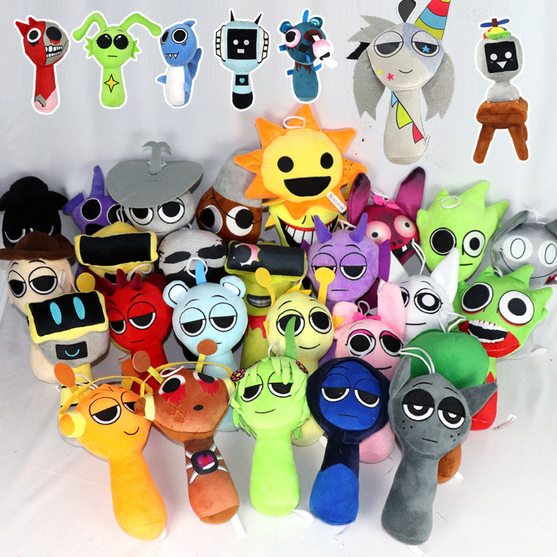 Incredibox Sprunki Plush Toy Spranky Toys Sprunki Mr Fun Computer Plush ...