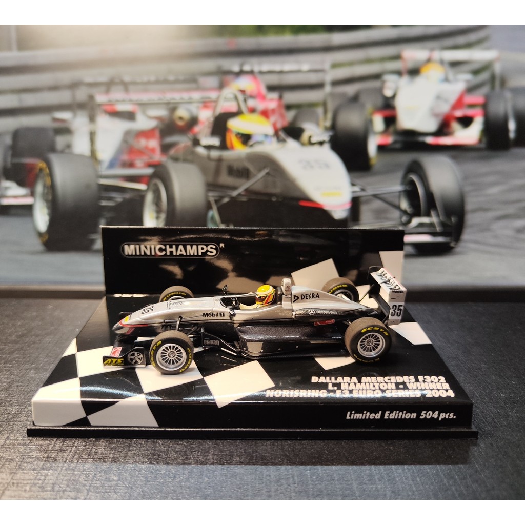 F3 Racing Model 1: 43 Mini Cut F302 Hamilton Dallara Championship F3 ...