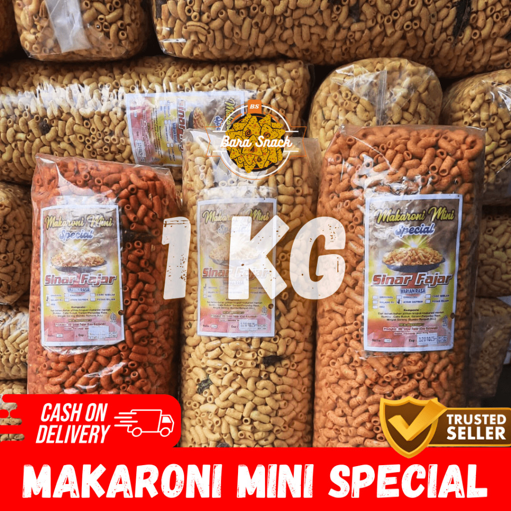 [ 1KG ] Special Mini Macaroni Cap Sinar Fajar / Premium Makroni ...