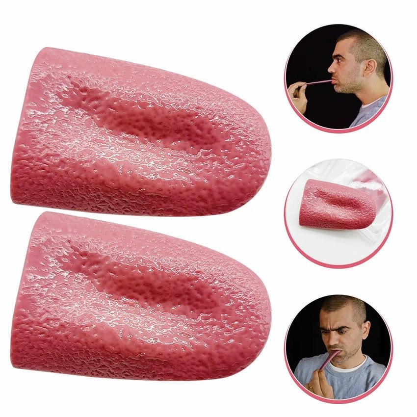 Horrible Tongue Stretchable Realistic Tongue Fake Tongue Magic Trick ...