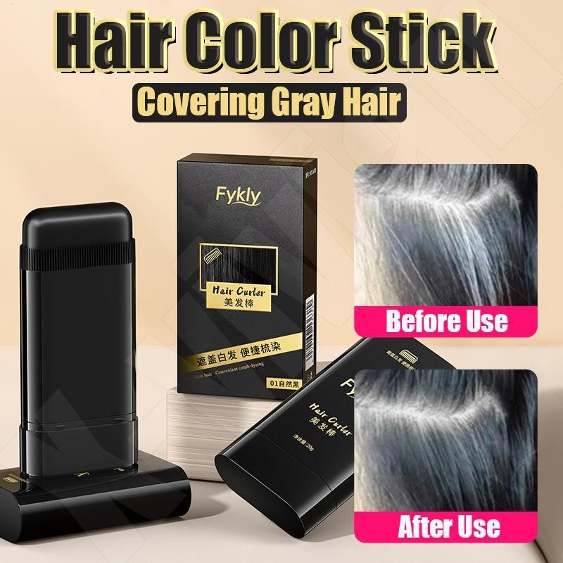 Hair Color Sticks To Cover Gray Convenient Hair Color Stick Waterproof ...