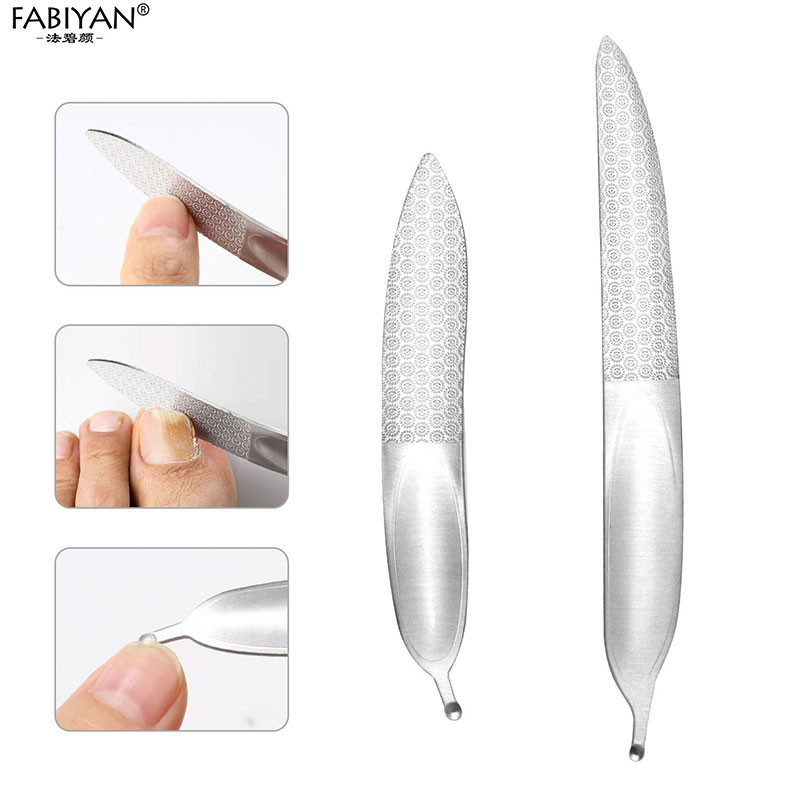 Stainless Steel Nail Files Double Sided Metal Nail Files Anti-slip Nail ...