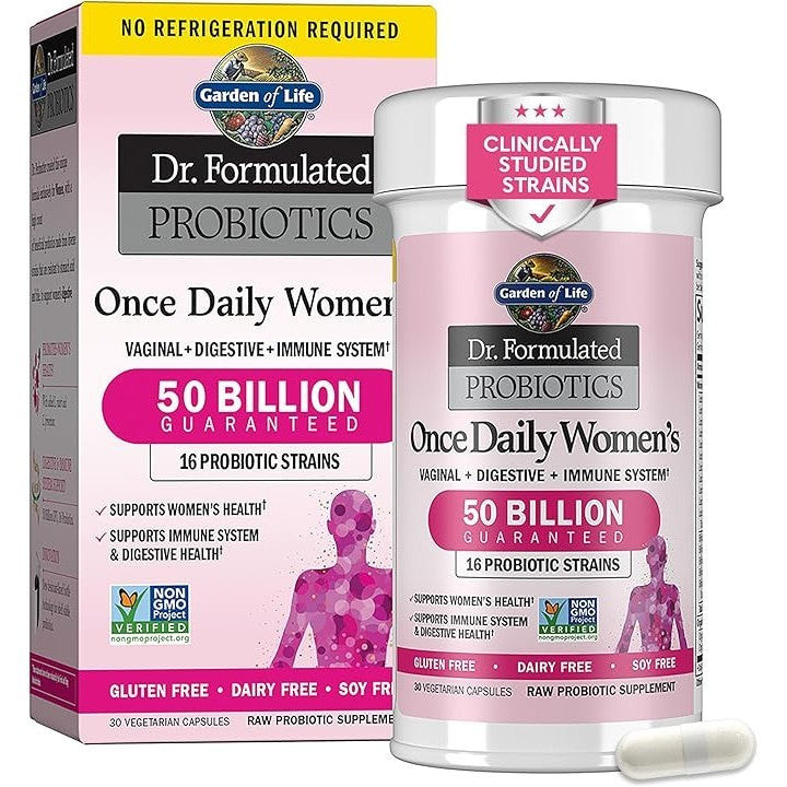 Garden of Life Once Daily Women’s Probiotics, 30 Capsules | Shopee ...