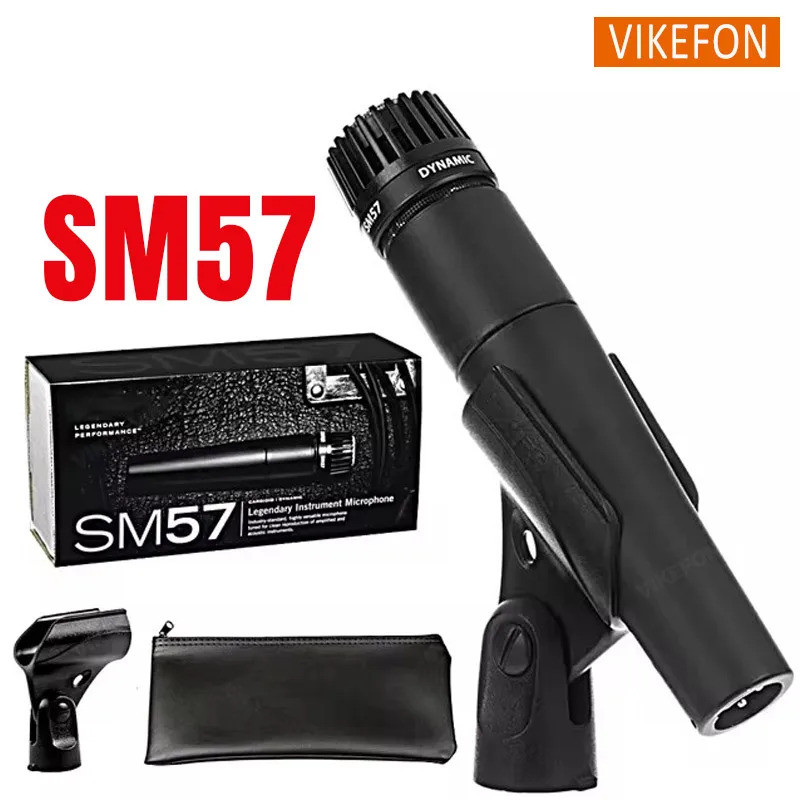 Metal SM57 Cardioid Dynamic Microphone For Stage Singing Professional ...