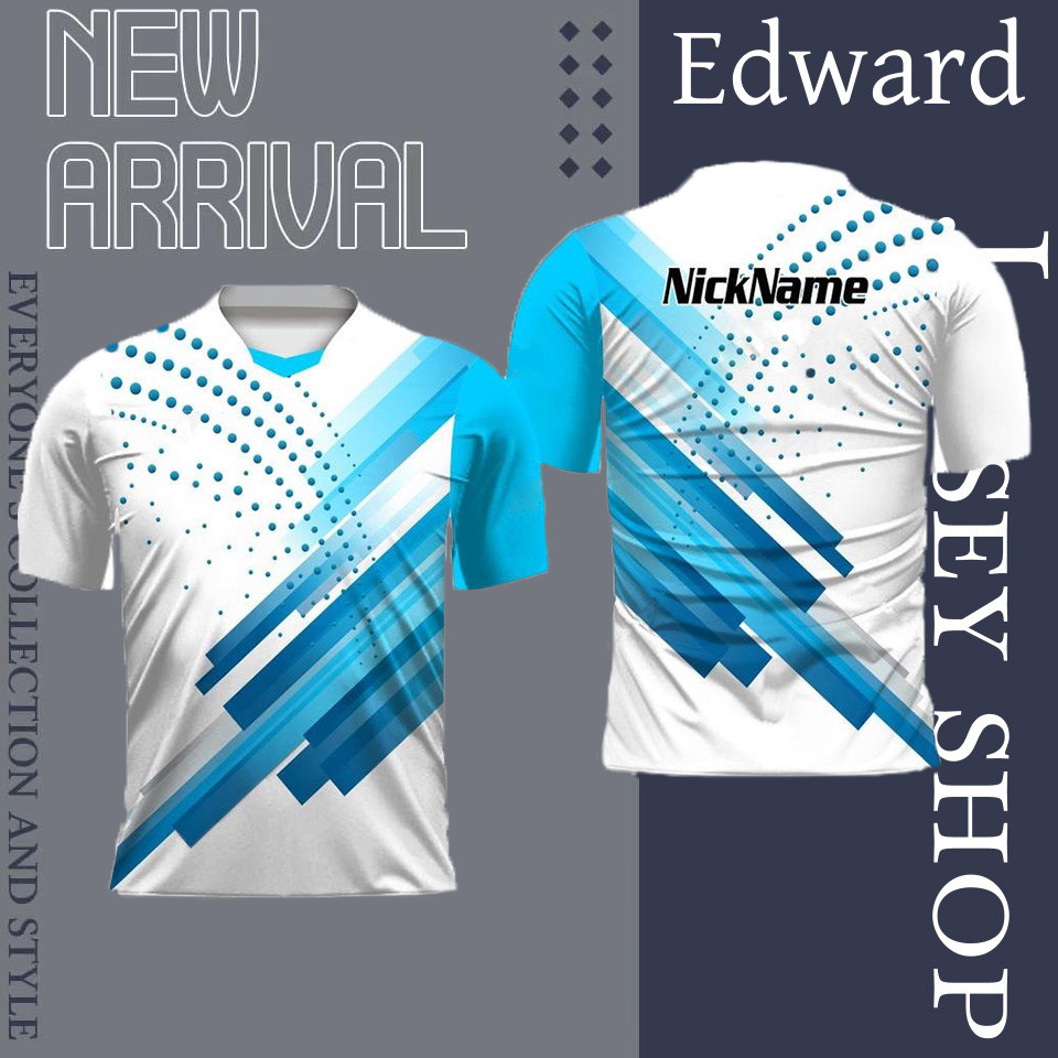 Edward store--Badminton Jersey Badminton Shirt Full Sublimation 3D ...