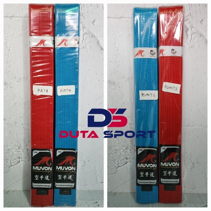 Original Kumite MUVON Pro Series Karate Competition Belt | Shopee ...