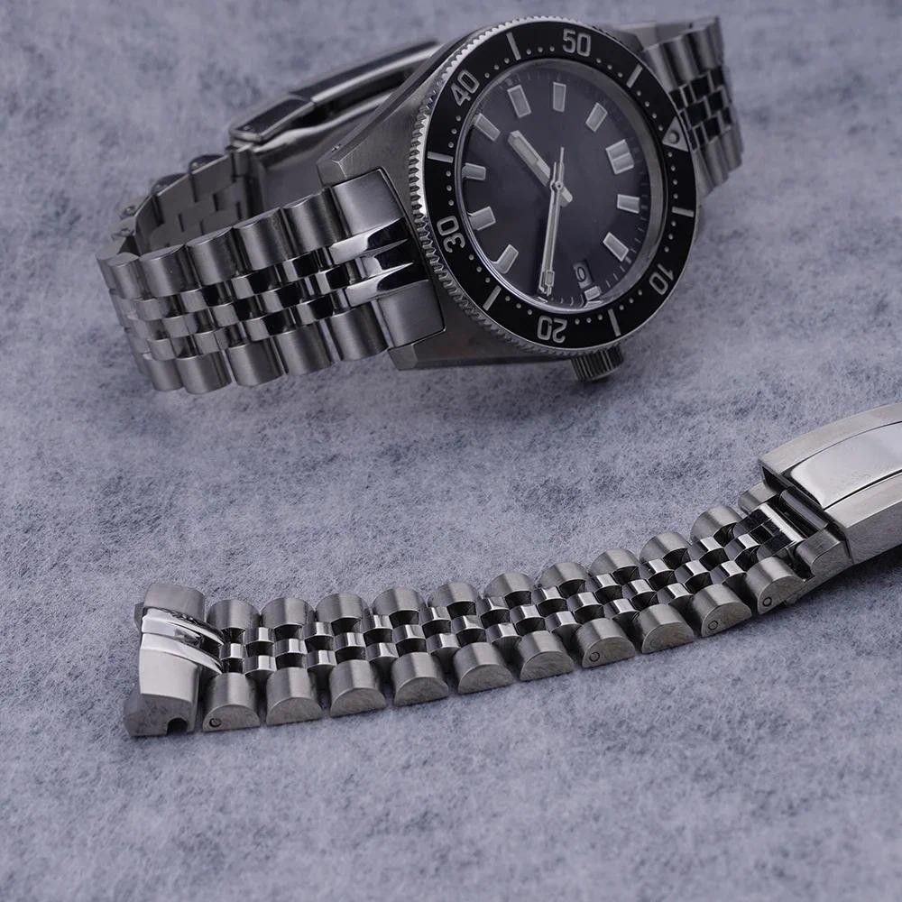 For 20mm Jubilee Strap Seiko Prospex Sea SPB145/143/147 SBDC101 Solid ...