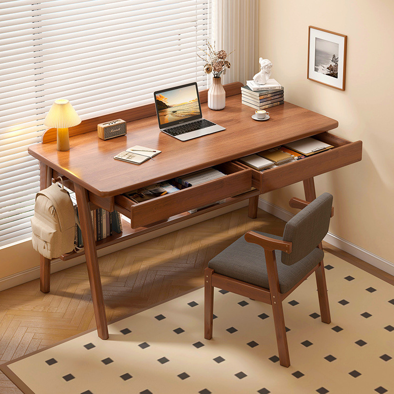 Solid Wood Leg Computer Desk Nordic Home Living Room Bedroom Student ...