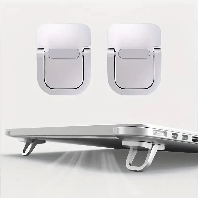 2PCS Portable Self-Adhesive Mini Laptop Stand Invisible Computer ...