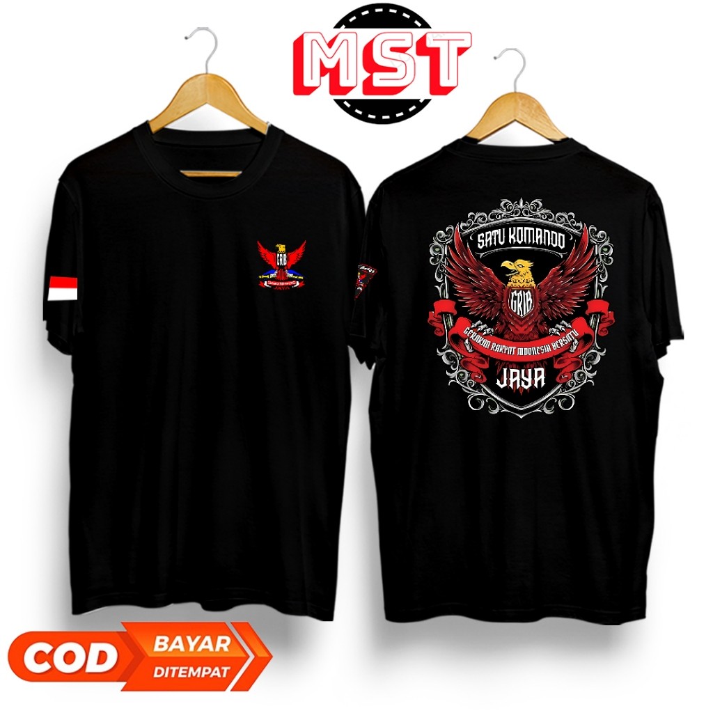 Ormas GRIB JAYA T-SHIRTS - INDONESIAN RASYAT CLOTHES WITH GARUDA - T ...