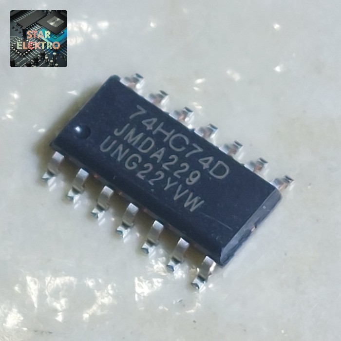 74hc74d Sop-14 SMD IC Flip Flops CMOS Dual D-Type Positive Edge Flipflop 74HC74 SN74HC74D ...