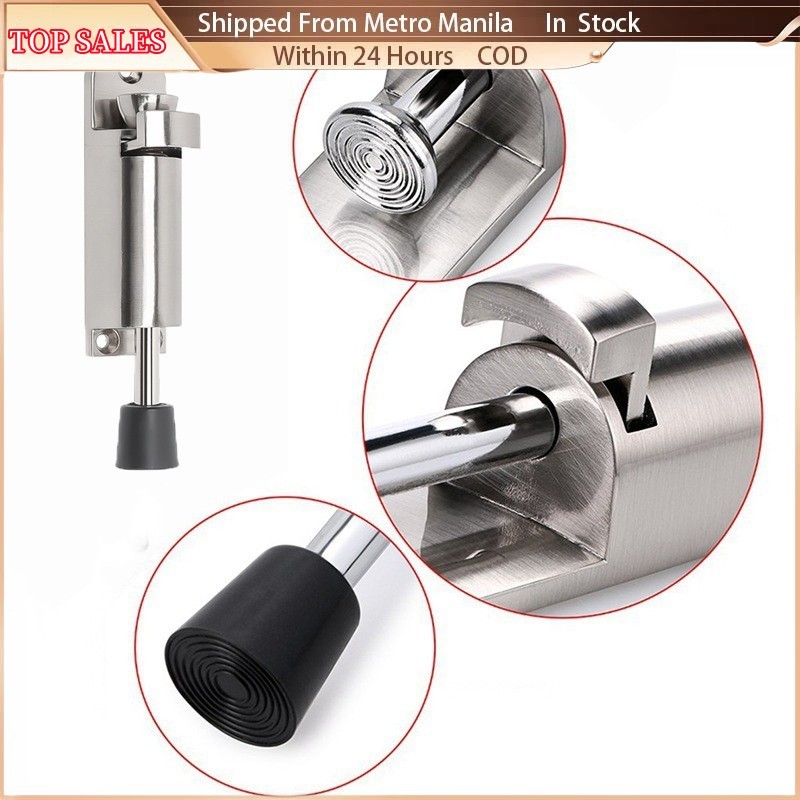 [TOP SALES] Home-based Kickdown Door Stop Stainless Steel Spring Loaded ...
