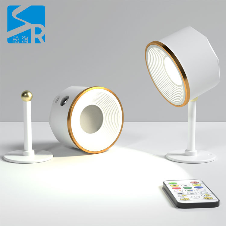 Cylinder Rechargeable LED Projection Lamp Magnetic Oil Painting Lamp ...