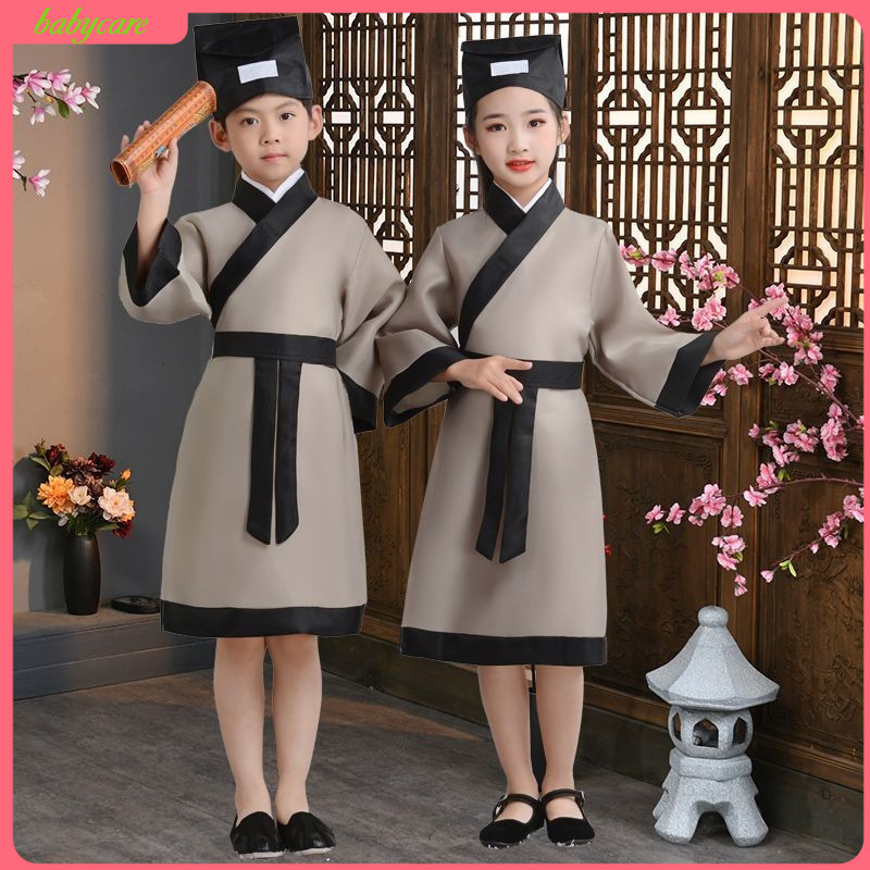 Girls' Disciples Ancient Costume Chinese Han Costume Performance ...