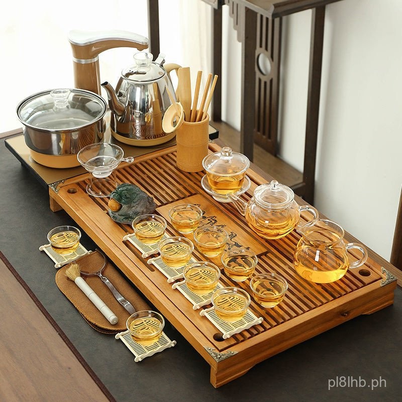 Complete Set of Automatic Teaware Suit Split Tea Tray Electric Tea ...