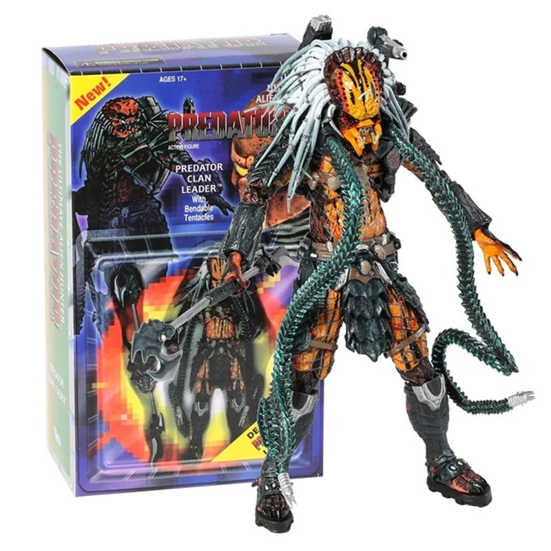 NECA Predator Kenner Deluxe Clan Leader Super Action Figure Model Toy ...