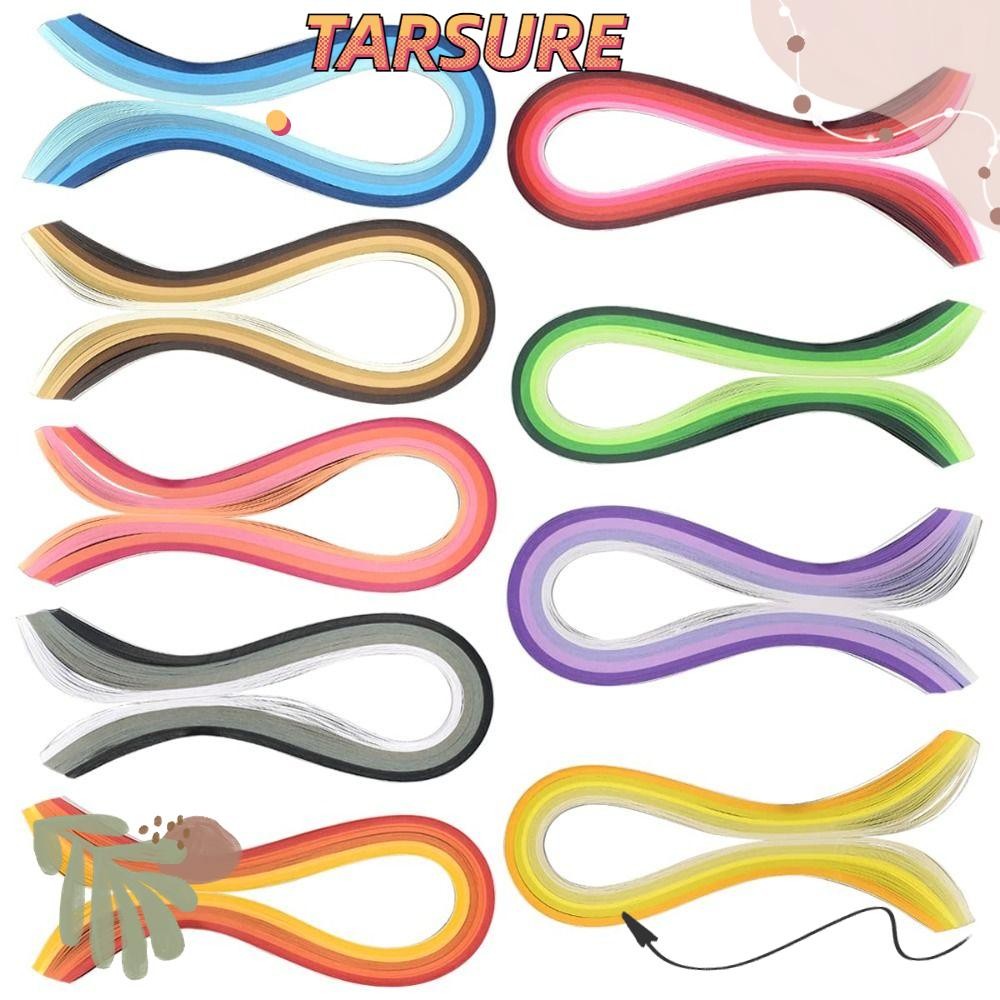 TARSURR 900Pcs Strips Set, 9 Colors Paper Paper Quilling Set, Strips ...