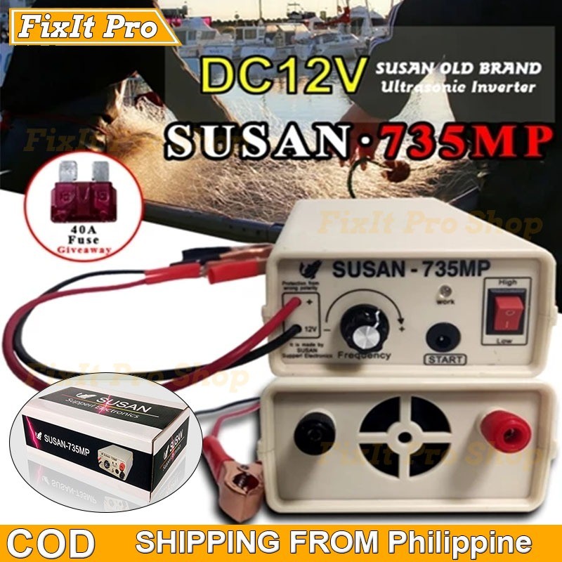 SUSAN-735MP High-power Ultrasonic Fishing Inverter DC12V Safe Electric ...
