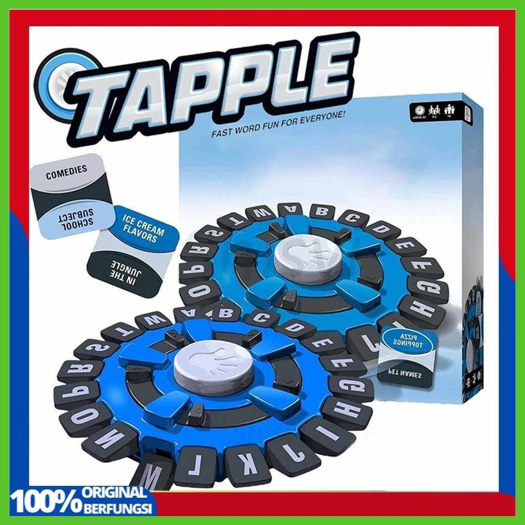Educational[na;Toys=P`s;USAOPOLY&TAPPLE&Word&Game&Fast-Paced%Ta:Fun ...