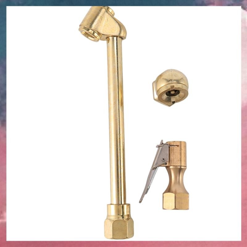 3 Pack Heavy Duty Brass Air Chuck Set, 1/4 Inch Brass Air Chuck for ...
