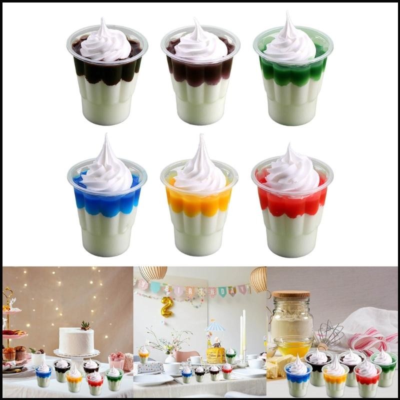 UKI Realistic Ice Cream Fake Ice Cream Model for Photography Window ...