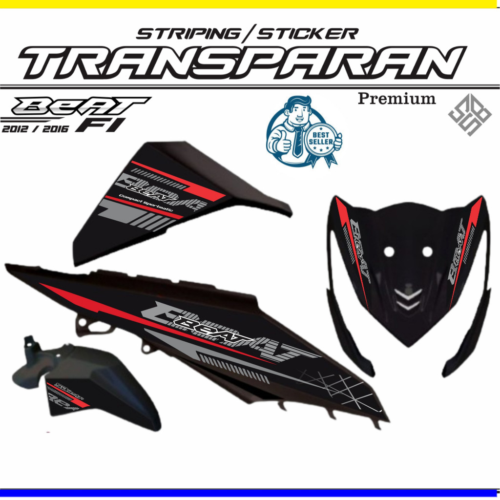 Transparent Uv Sticker for Honda Beat Fi Uv Latest Cool Design ...