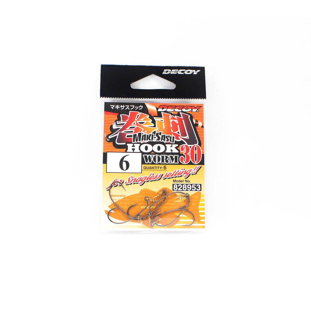 Decoy Worm 30 Makisasu Worm Hooks Size 6 (8953) | Shopee Philippines