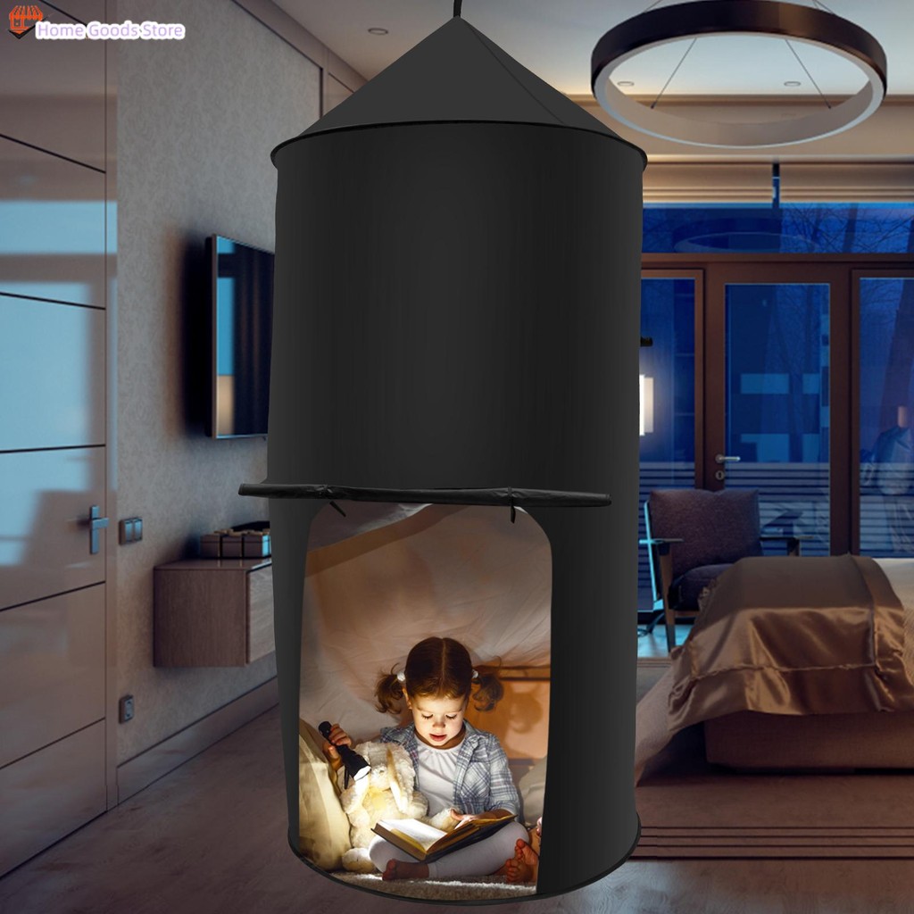 Calm Corner Tent Hanging Calm Down Canopy Foldable Blackout Play Tent ...