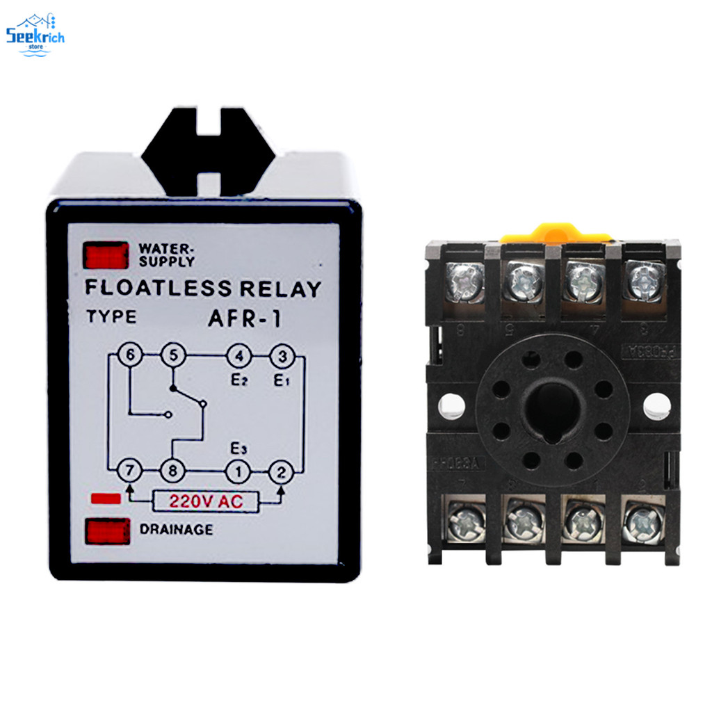 ⭐Local Delivery⭐ AC 220V Relays Floatless Level Switch Sensor Liquid ...