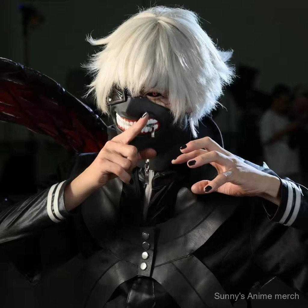 Fifth generation 3D breathable Tokyo Ghoul Kaneki Ken cosplay two ...