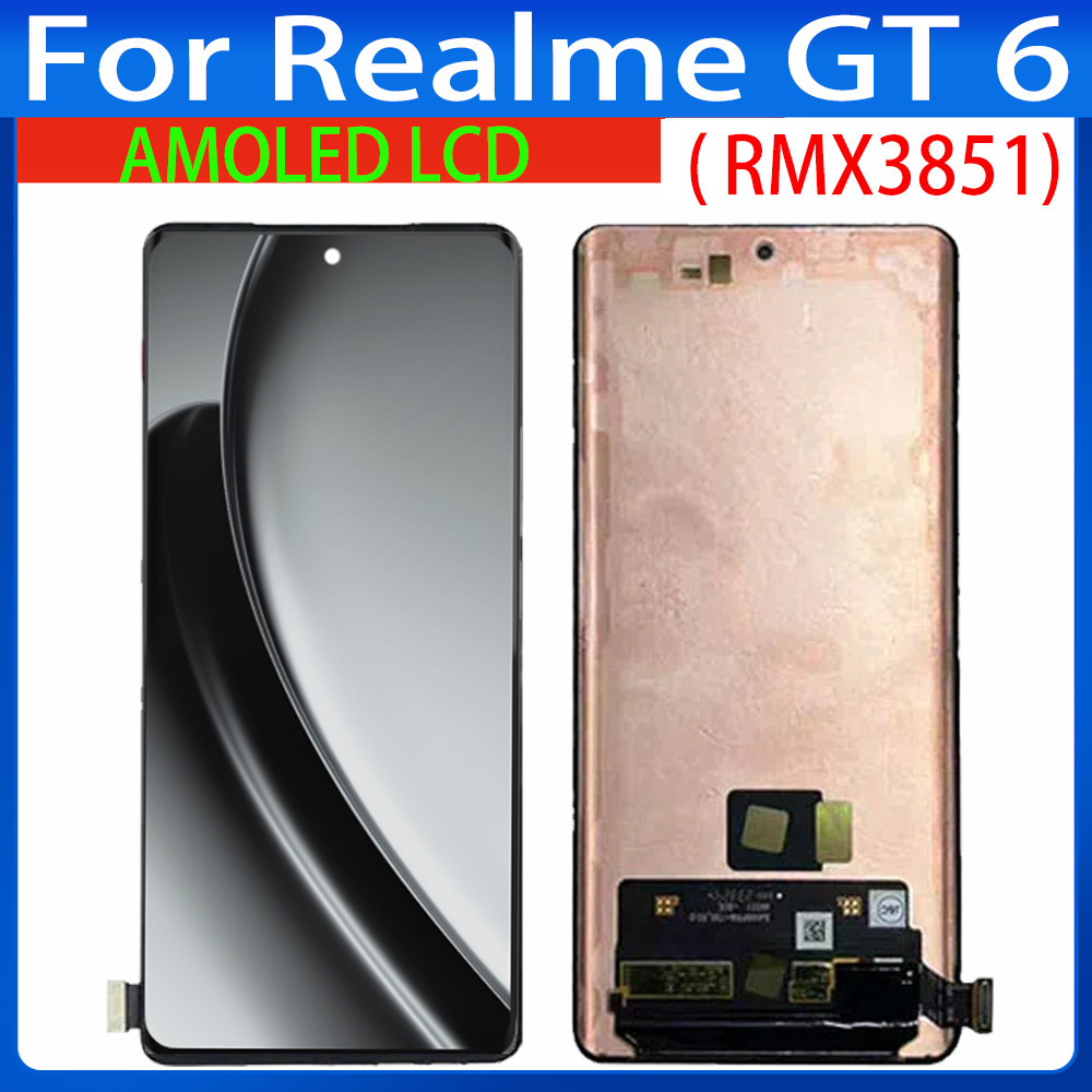 Original AMOLED For Realme GT 6 Lcd RMX3851 Display Touch Screen ...