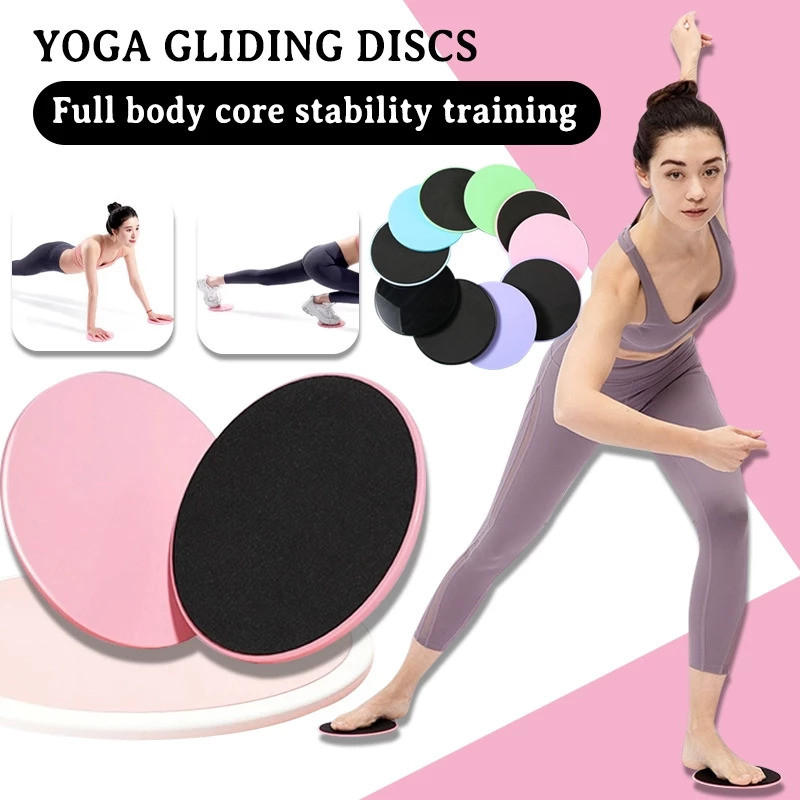 Sliding Disc Fitness Home Yoga Pilates Climbing Running Mat Core ...