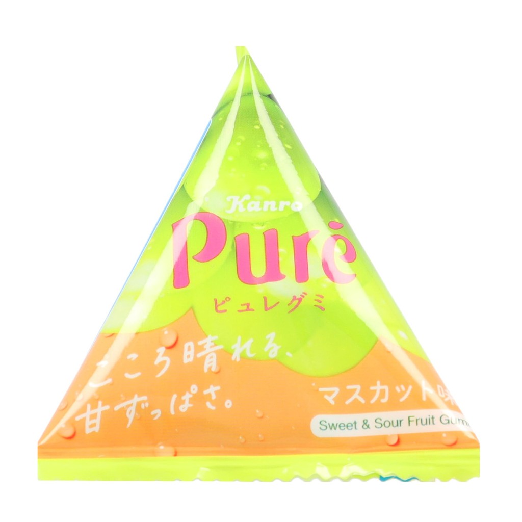 Kanro Pure Gummy Puchi Triangle Muscat 13g x 24 pieces | Shopee Philippines