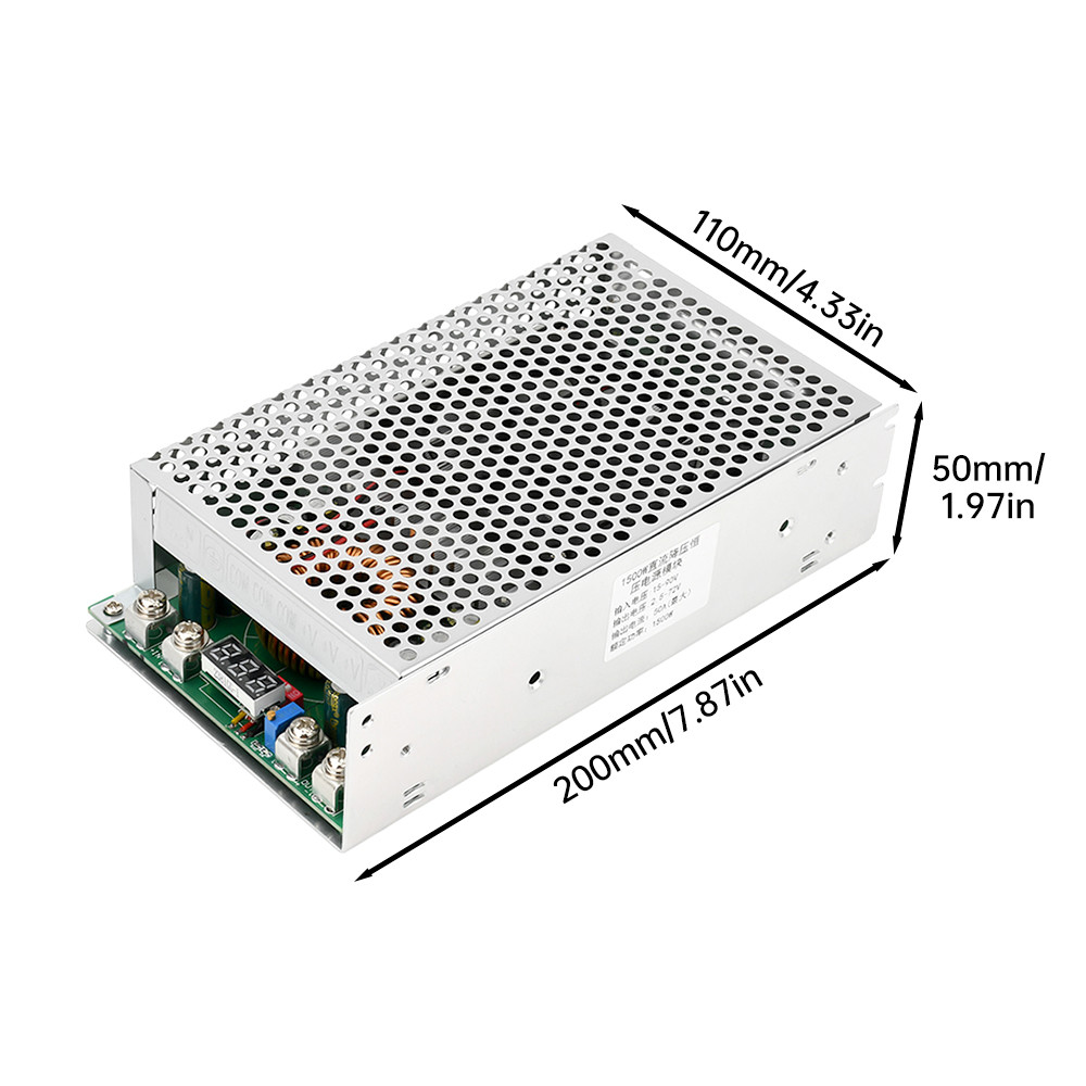 Pcbfun DC-DC 15-90V to 2.5-72V Adjustable Buck Module Regulated Power ...