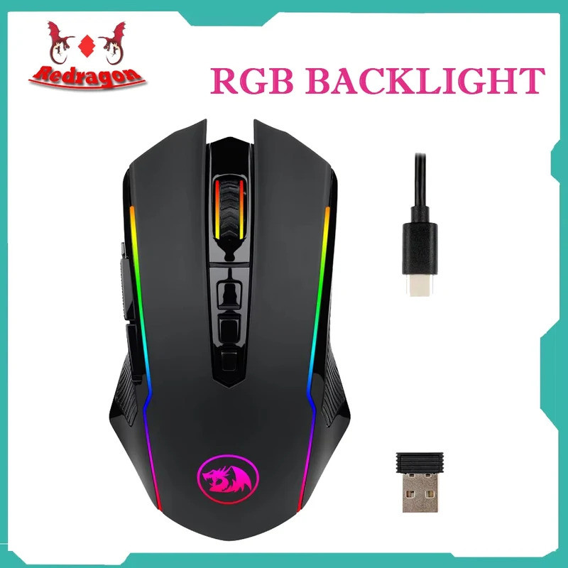 Redragon M910-KS RANGER LITE RGB 2.4G Wireless/Wired Double Modes ...