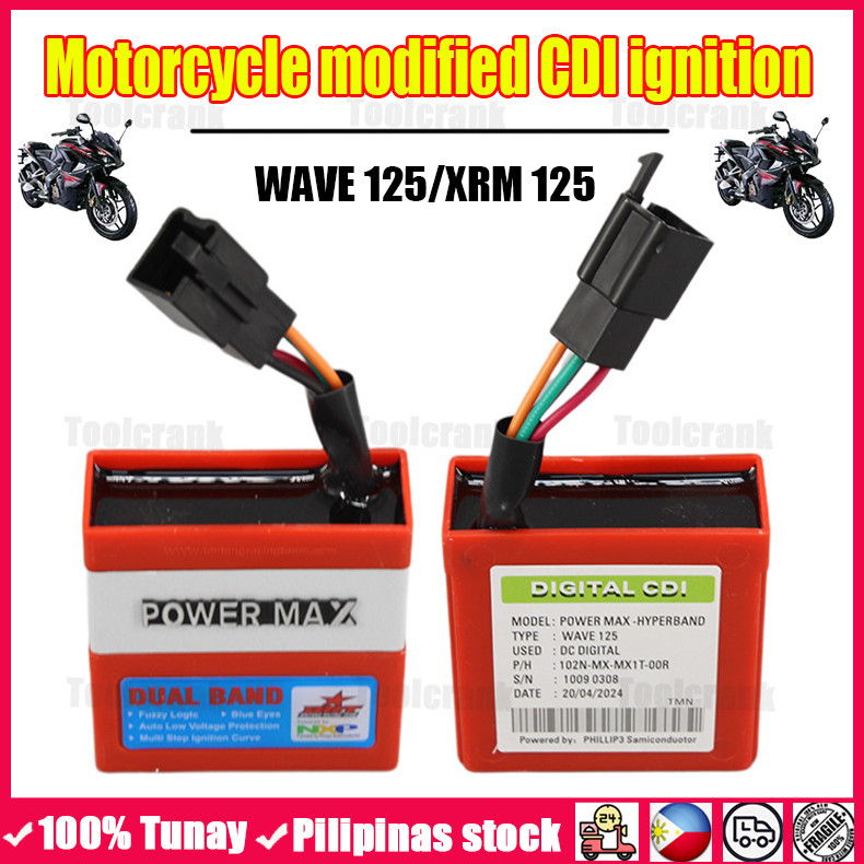 【12H Ship】Racing CDI WAVE 125/XRM 125 4 PINS POWERMAX Motorcycle ...