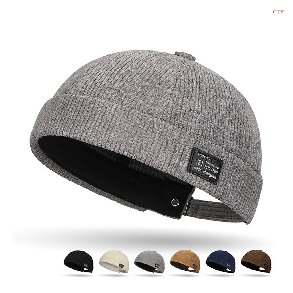 Fashion Corduroy Landlord Hat Tang Hat Men And Women Hat Vintage ...