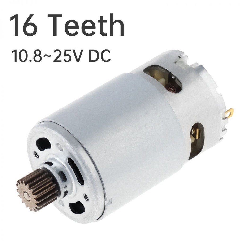 RS550 DC Motor 16 Teeth 10.8-25V 25000RPM High Speed Replacement Micro ...