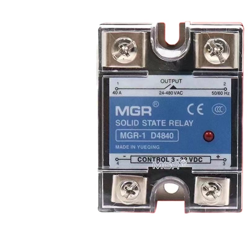 COD☆MGR-1 D4840 Megel single-phase solid state relay 40A DC control AC ...