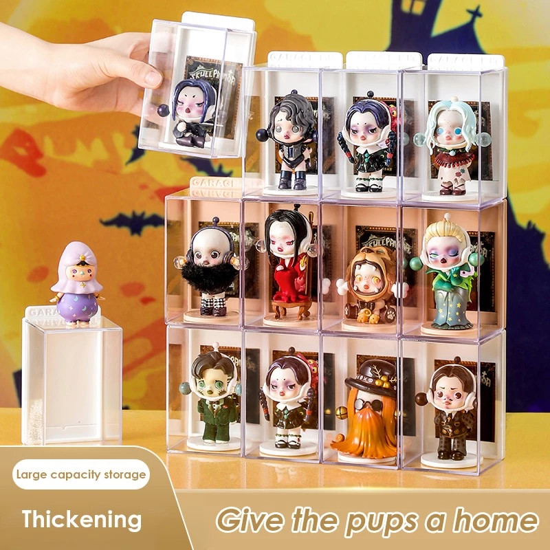 Pop mart Acrylic Display Case Box Storage Display Box Bubble Mart Doll ...