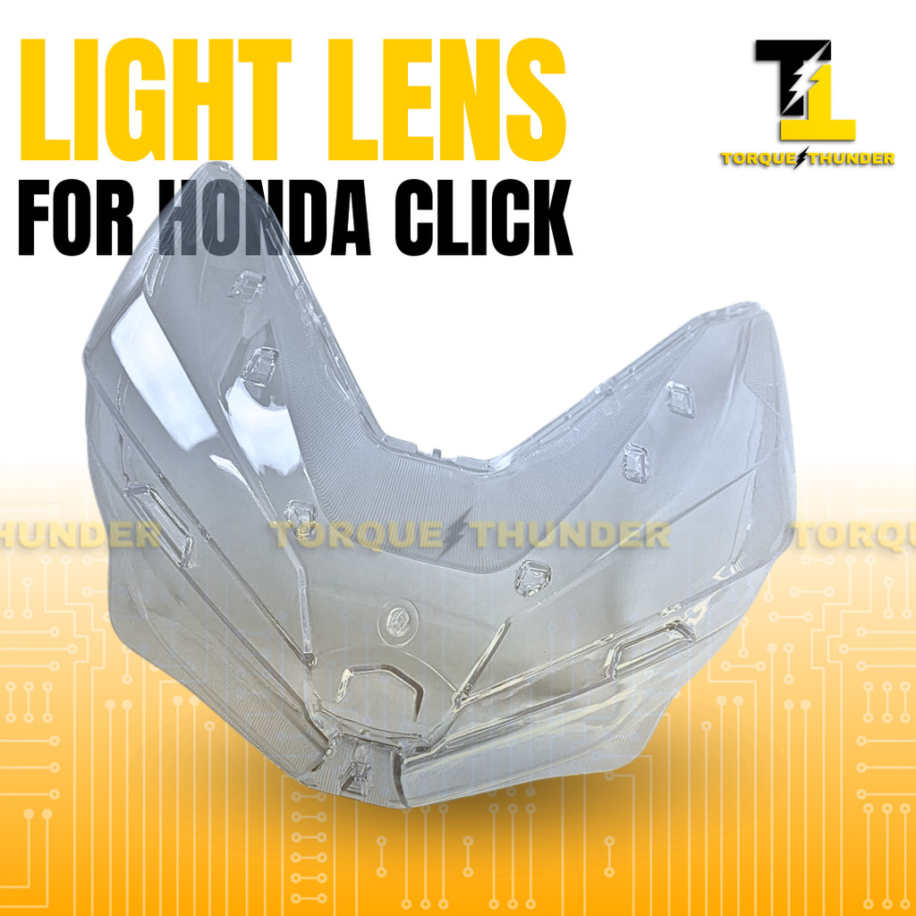 HEADLIGHT LENS FOR HONDA CLICK 25I/150I V2 AND V3 | Shopee Philippines