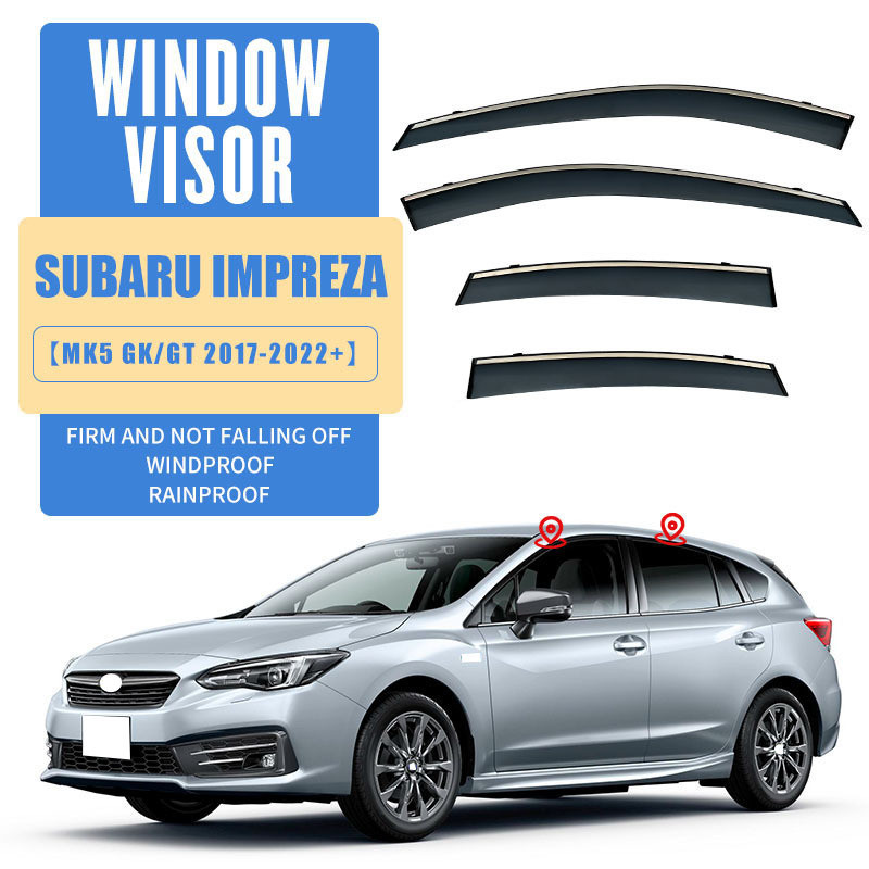 Suitable for Subaru Winged Leopard Two-Compartment Window Rainproof ...